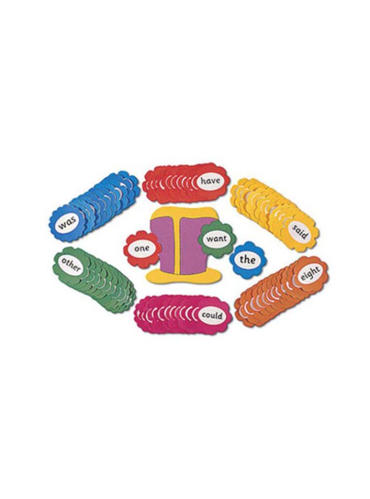 Карти Jolly Phonics Tricky Word Wall Flowers | Езикова школа Melly Jolly